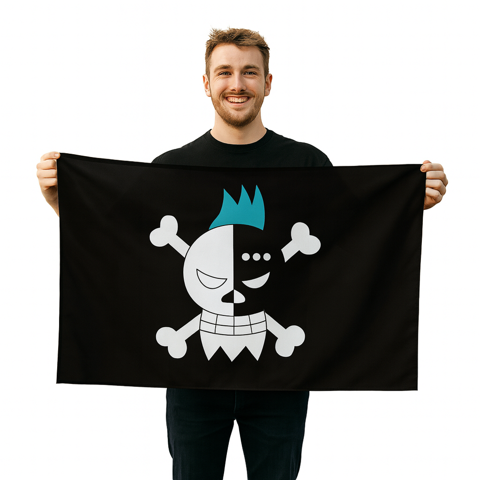 Franky's Crew Flag - One Piece – Anime-Figures-Australia